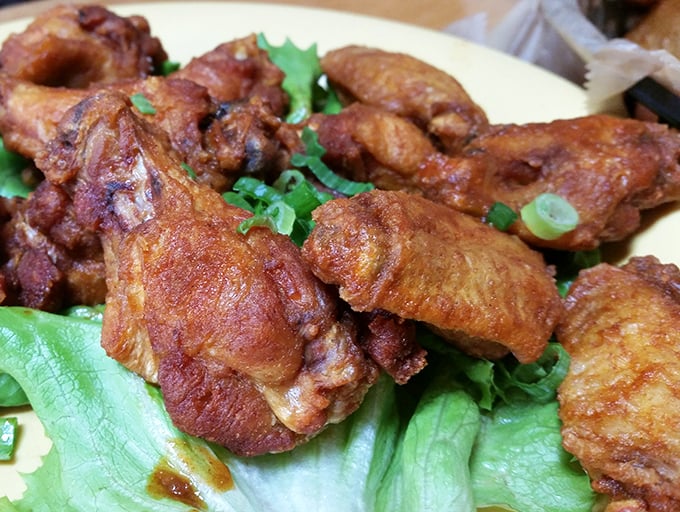 These wings aren't just crispy&mdash;they've achieved that mythical texture that makes you wonder if they were blessed by some ancient fryer deity.