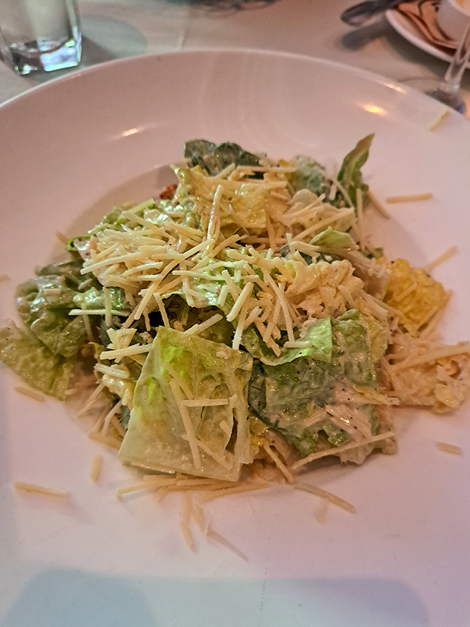 A Caesar salad so generously dressed and cheesy, it could make romaine lettuce exciting&mdash;which is no small accomplishment.