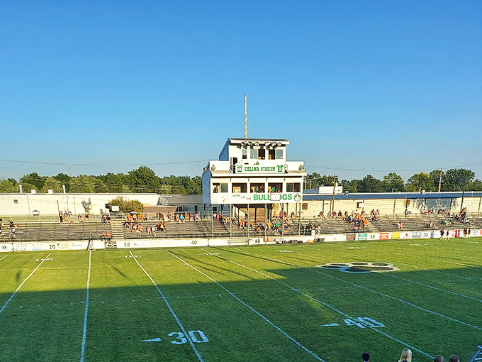 Friday night lights at Celina Stadium aren't just about football—they're community gatherings where multiple generations cheer side by side.