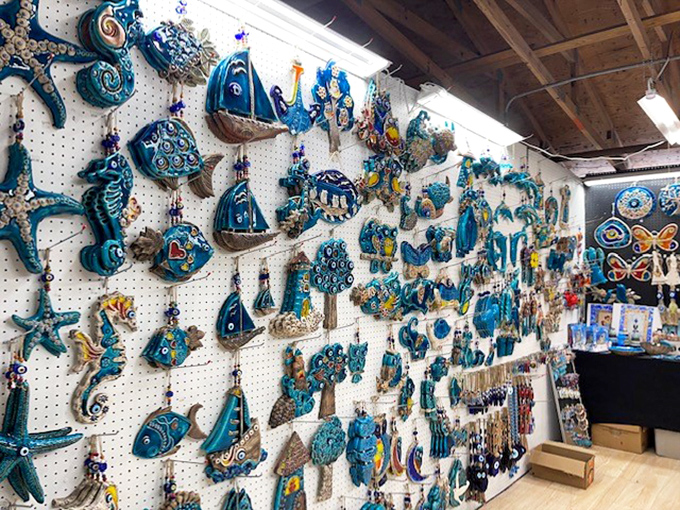 The blues have never looked so good! These handcrafted ceramic pieces transform the evil eye tradition into stunning decorative art for coastal homes.