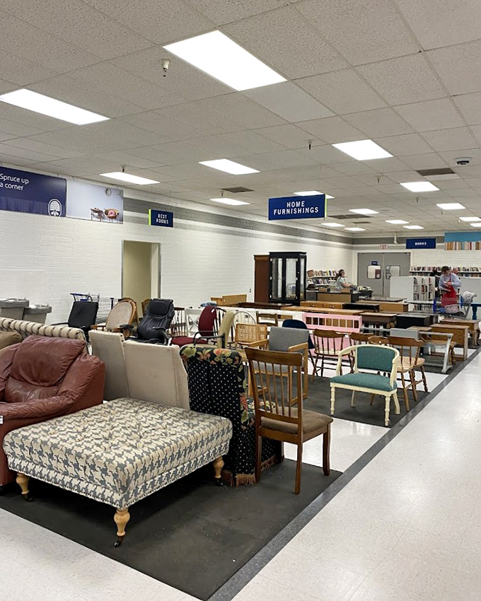 Chair-vana! From mid-century modern to "what decade was that?" &ndash; this furniture section offers seating options for every posterior and personality.