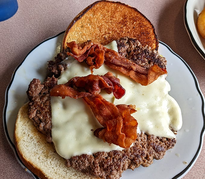 A proper diner burger doesn't need truffle aioli or artisanal buns&mdash;just quality beef, melty cheese, and bacon that means business.