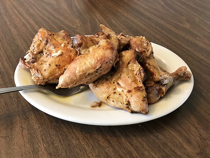 Baked chicken so tender it practically jumps off the bone. Simple seasoning lets the quality of the bird shine through&mdash;no fancy tricks needed here.