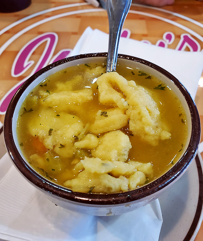 Chicken and dumplings that would make your grandmother both jealous and proud &ndash; pillowy dough islands in a sea of savory broth.