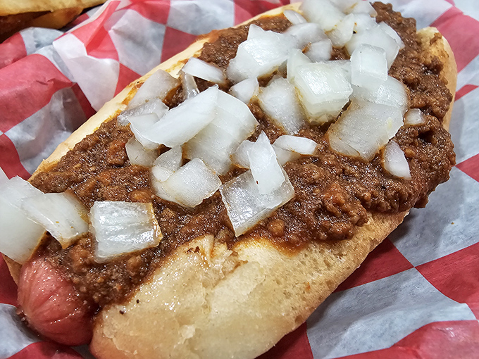 When chili meets hot dog, it's not just a meal&mdash;it's a beautiful, messy relationship worth every napkin.