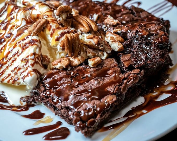 Not all heroes wear capes&mdash;some come topped with pecans, ice cream, and enough chocolate to make Willy Wonka jealous.