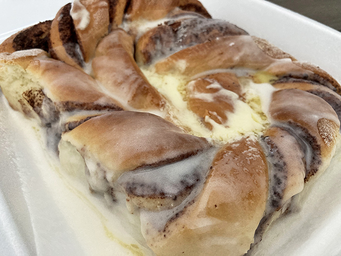 The cinnamon roll isn't just dessert, it's architecture&mdash;a spiral masterpiece where each layer tells a different sweet story of butter and spice.