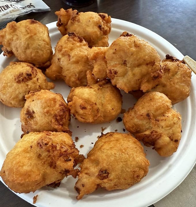 Golden orbs of fried perfection&mdash;these clam fritters are what happens when the ocean and comfort food have a delicious love child.