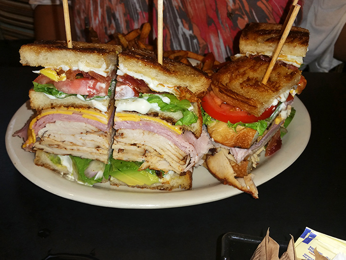 The club sandwich here stands tall and proud, like a delicious skyscraper you actually want in your neighborhood.