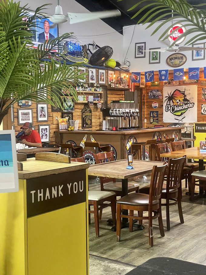 El Chinchorro's wooden charm creates the perfect pit stop. Nothing fuels serious shopping like authentic eats in this cozy oasis of culinary delight.