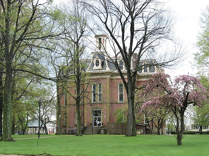 The Coshocton County Courthouse isn't just a building&mdash;it's architectural swagger from an era when public structures were built to inspire, not just house metal detectors.