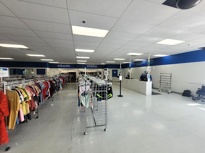 Words of inspiration adorn the walls, asking "What will you find?" The answer: probably everything except what you came for&mdash;and that's the fun!