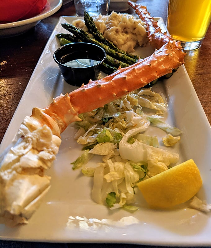 King crab legs so impressive they deserve their own reality show &ndash; "The Real Crustaceans of Ketchikan" would be an instant hit.
