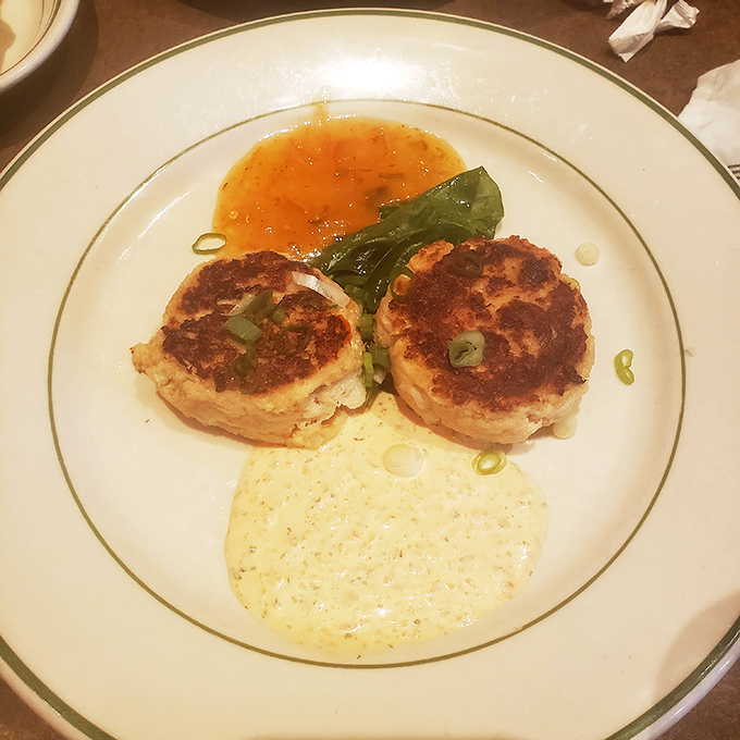 Crab cakes that actually taste like crab &ndash; revolutionary concept, perfectly executed with a citrus kiss.