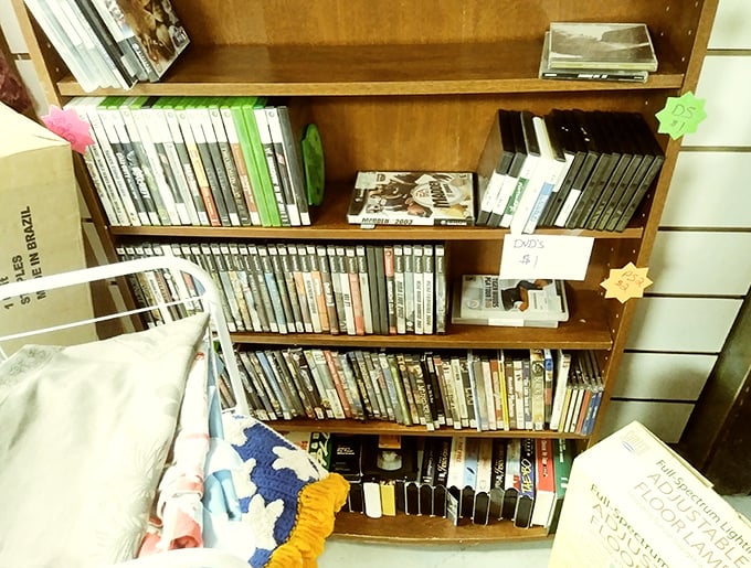 A bibliophile's dream corner where forgotten bestsellers and overlooked gems wait patiently for their next reader. Books: the original binge-worthy content.