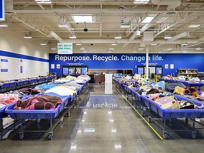 "Repurpose. Recycle. Change a life." More than a slogan, it's the philosophy that powers this sustainable shopping adventure.