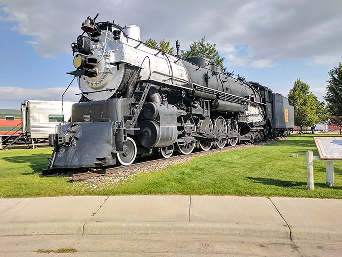 This magnificent iron horse once thundered across Wyoming's plains. Now retired, it reminds us of an era when travel was an event, not an inconvenience.
