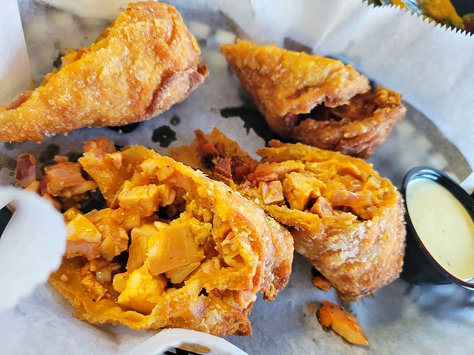 These aren't your average egg rolls&mdash;they're flavor bombs wrapped in crispy packages, like getting a surprise gift that keeps on giving.