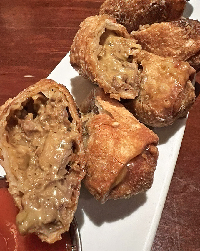 These aren't your average egg rolls&mdash;they're crispy, golden pockets of savory goodness that somehow disappear from the plate faster than you can say "appetizer."