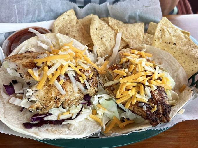 These fish tacos aren't just a meal, they're a beach vacation wrapped in a tortilla &ndash; complete with cabbage crunch and cheese confetti.