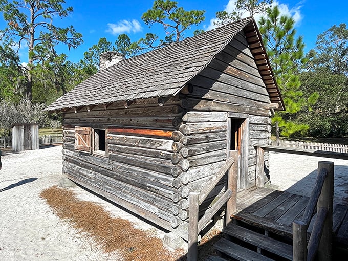 This historic log cabin at Forest Capital Museum State Park tells the story of Florida's timber industry&mdash;proof that the state's history runs deeper than mouse ears and beach umbrellas.