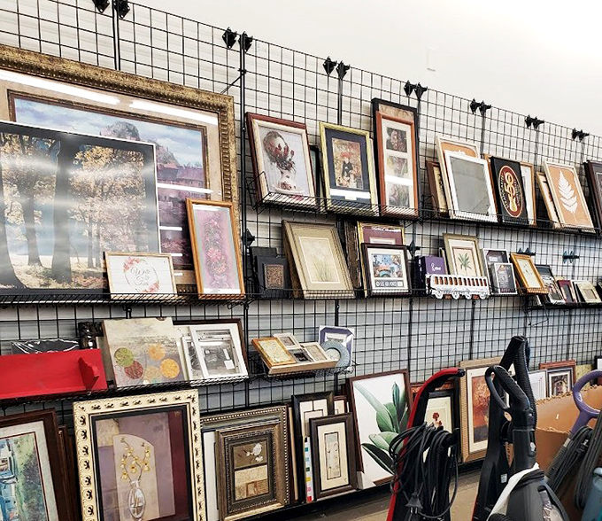 Framed memories and artwork create a gallery wall of possibilities for your bare living room.