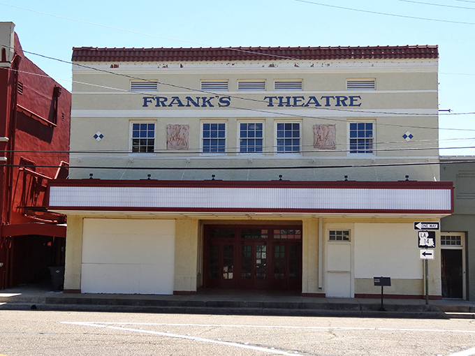 Frank's Theatre offers entertainment without big-city prices—where date night doesn't require dipping into next month's medication budget.