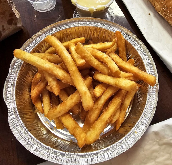 Golden, crispy fries that crackle with each bite &ndash; the perfect supporting actor to the sandwich superstar on your plate.