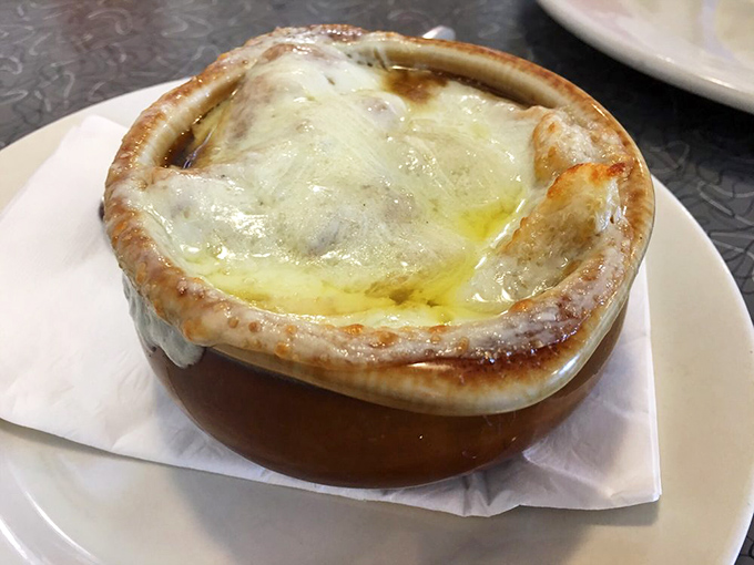 This isn't just French onion soup&mdash;it's a cheese-crowned masterpiece that would make Parisians weep with joy. Oui, please! 
