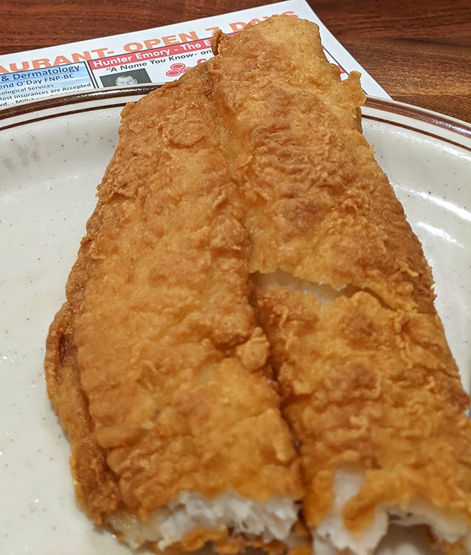 Golden, crispy, and flaky&mdash;this fried flounder doesn't need fancy garnishes when it's executed with this level of deep-fried perfection.