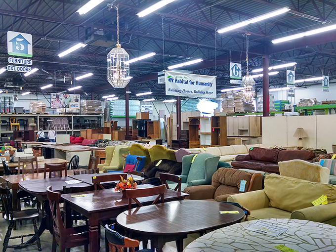 A sea of sofas and dining sets awaits new homes&mdash;proof that "pre-loved" doesn't mean compromising on comfort or style.