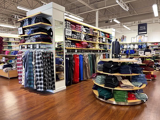 Inside the stores, organization reigns supreme&mdash;a wonderland where everything is neatly folded, unlike that drawer at home where all your t-shirts mysteriously transform into origami.