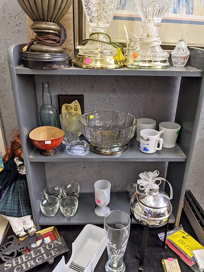 Crystal punch bowls and vintage glassware prove our grandparents knew how to throw a proper party.