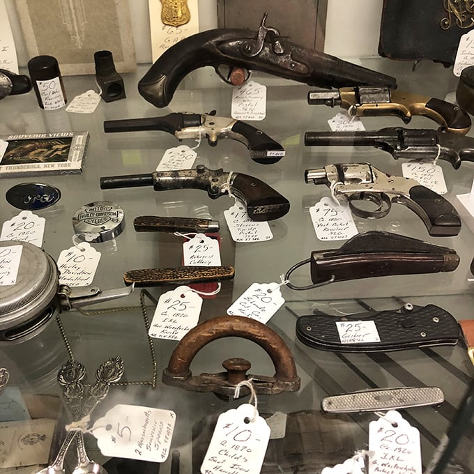 Antique firearms tell silent stories of America's past, when gun safes were called "behind the barn door."