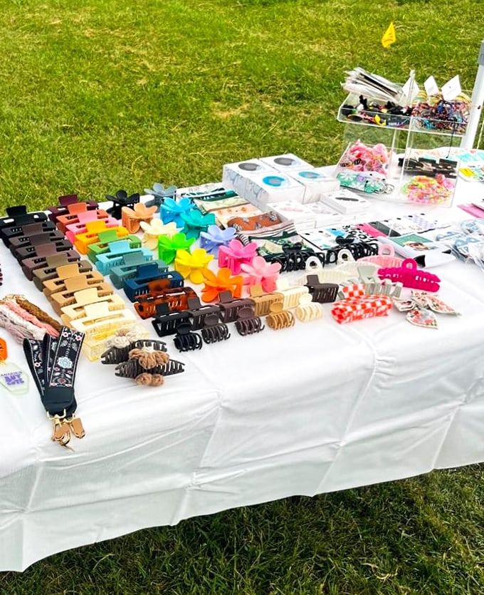 Hair accessories that would make any 90s kid nostalgic! This colorful array of clips brings back memories while solving modern bad hair days.