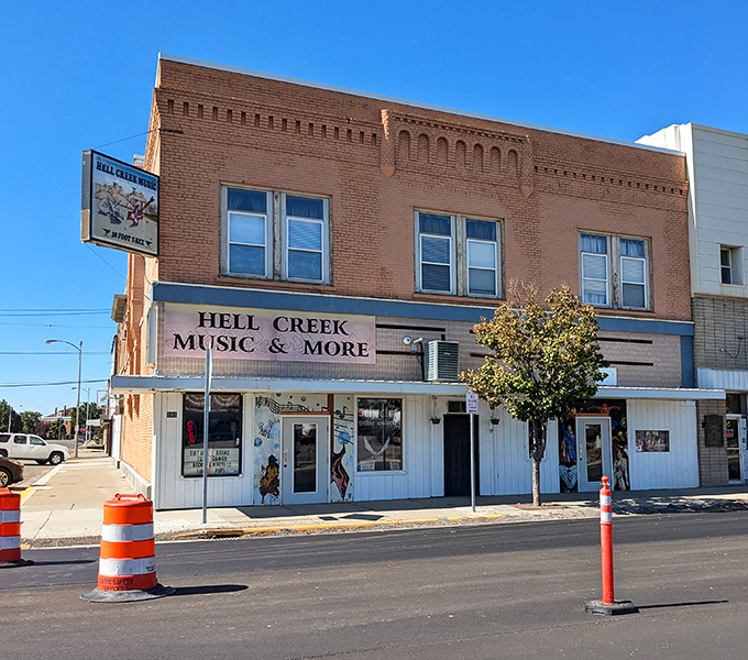 Hell Creek Music & More stands as a testament to small-town resilience &ndash; where else can you buy a guitar and chat about dinosaur fossils?