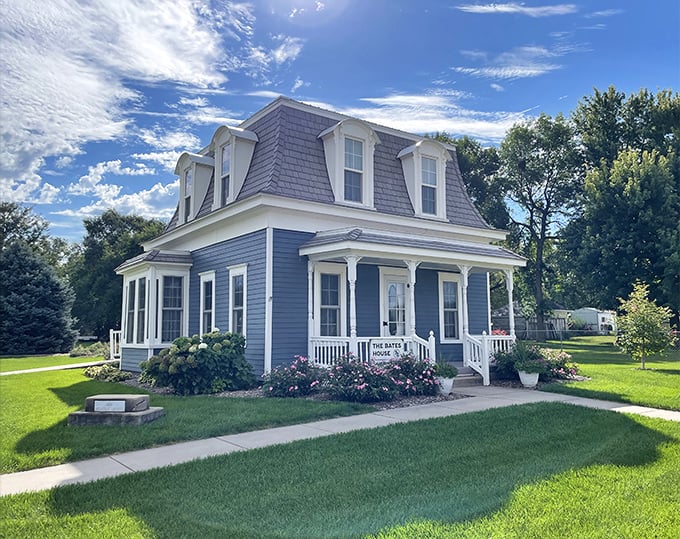 The historic Bates House stands as elegant proof that Aurora's architectural charm extends beyond downtown, with gardens that would make HGTV producers weep with joy.