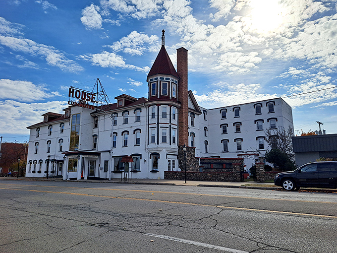 The historic House of Ludington has witnessed generations of Escanaba stories unfold, its distinctive turret a landmark that's guided travelers for over a century.
