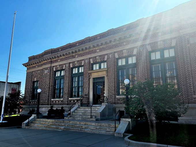 Carnegie knew how to build libraries that command respect&mdash;this beauty still turns heads over a century later.