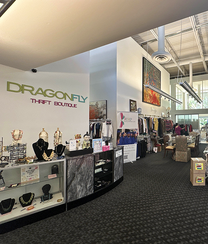 Modern design elements and thoughtful displays elevate the treasure-hunting experience beyond rummaging.