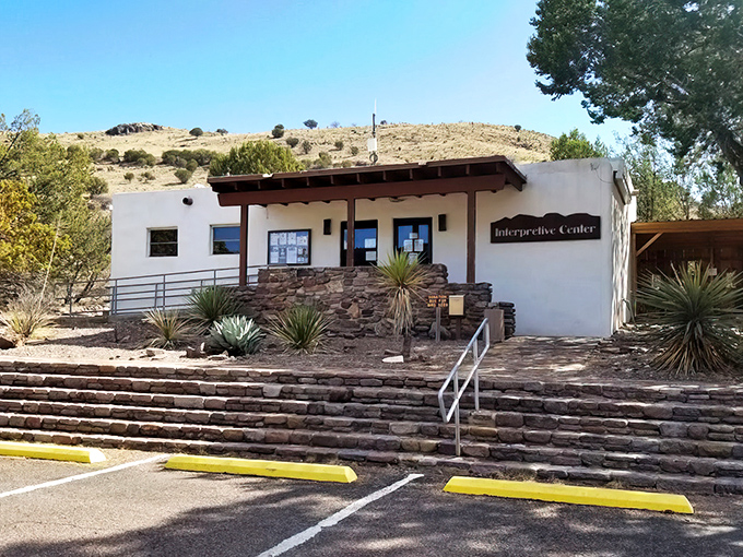 The Interpretive Center: where rangers translate "mountain speak" into human language through exhibits that'll make you smarter.