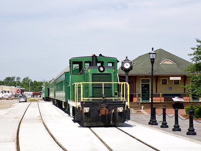 All aboard nostalgia! The Spirit of Jasper train station offers themed excursions that transport you through time as well as the countryside.