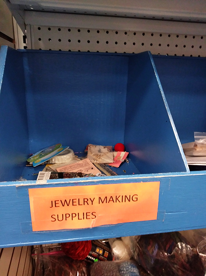 Jewelry-making supplies for the DIY crowd. Someone's abandoned creative project becomes your next masterpiece for pennies on the dollar.