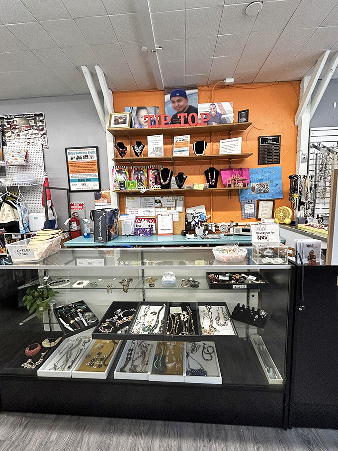 Behind glass cases, vintage jewelry and accessories await their second chance to shine at prices that won't require a second mortgage.
