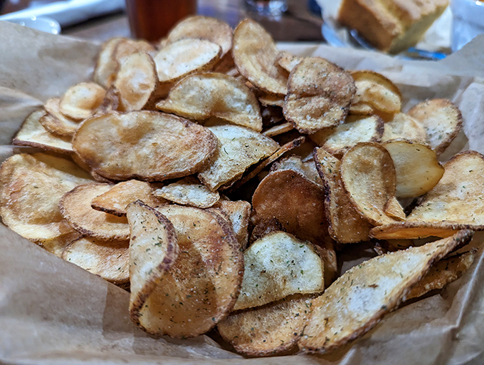 Kettle chips that shatter with each bite &ndash; the perfect supporting actor to any sandwich drama unfolding at your table.