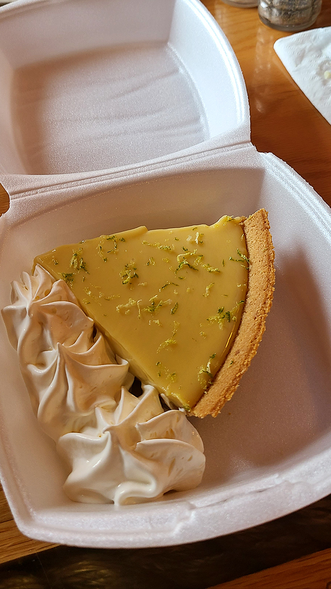 Key lime pie that strikes that perfect balance between tart and sweet&mdash;like Florida sunshine in dessert form, complete with a cloud of whipped cream.