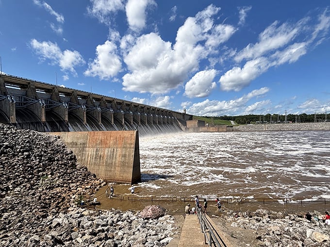 Engineering marvel meets natural wonder. Keystone Dam stands as an impressive reminder of how humans and nature negotiate their relationship.