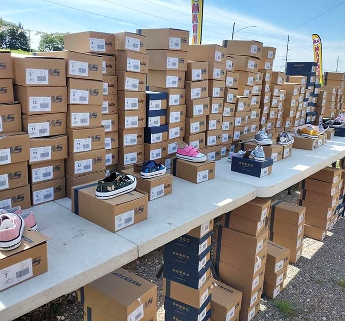 Sneaker heaven for growing feet. Smart parents know: why pay mall prices when these brand-new kicks are waiting at a fraction of retail?