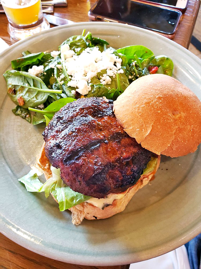 Not just a burger&mdash;a statement. This lamb patty on a perfect bun is what other sandwiches dream of becoming.