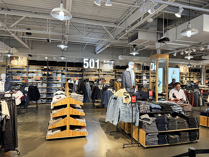 Levi's 501 paradise &ndash; where denim dreams come true and everyone temporarily believes they're cooler than they actually are.